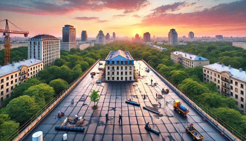 Impermeabilizzare la guaina bituminosa deteriorata col poliuretano ...